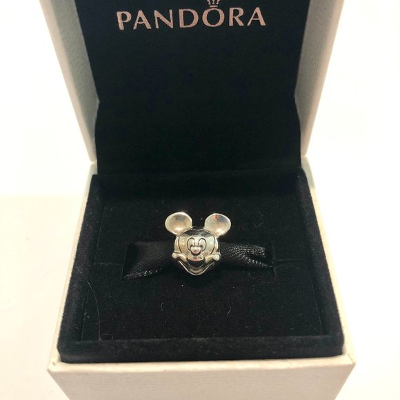 Pandora | Jewelry | Pandora Mickey Disney Charm Silver | Poshmark